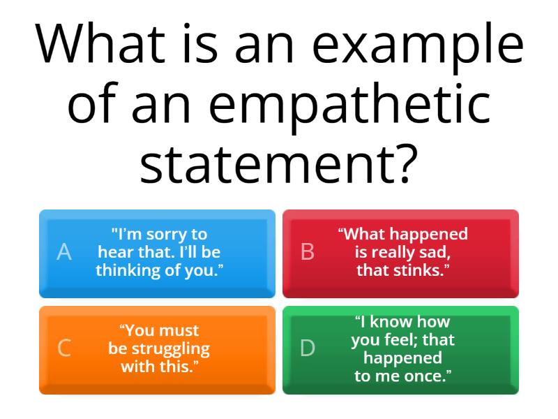 Empathy - Quiz