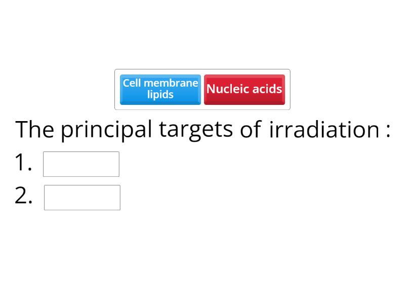 Mechanisms of microbial inactivation - Complete the sentence