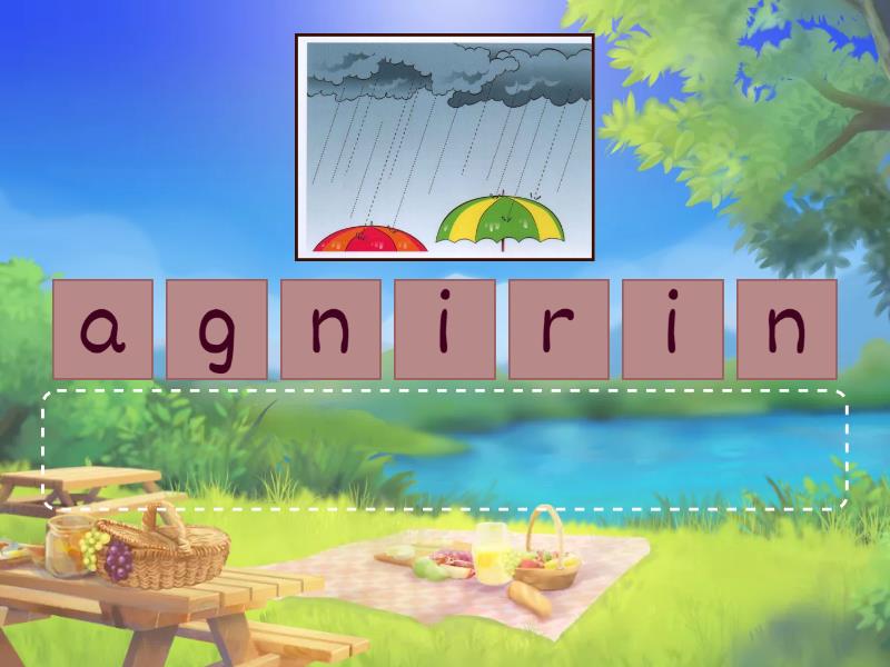 Unit 10 (Weather) - Anagram