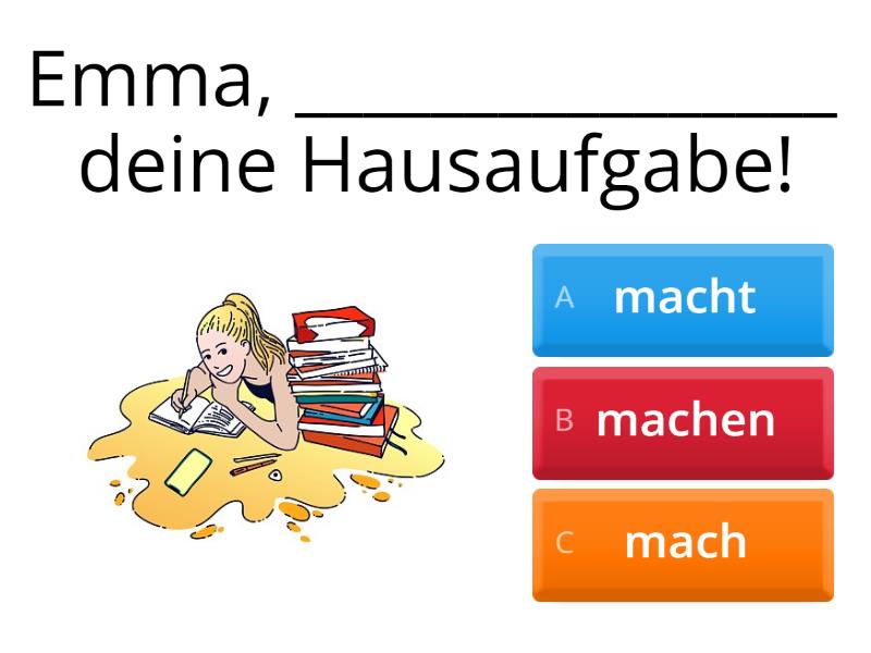 Imperativ: du- Form oder ihr- Form? - Quiz