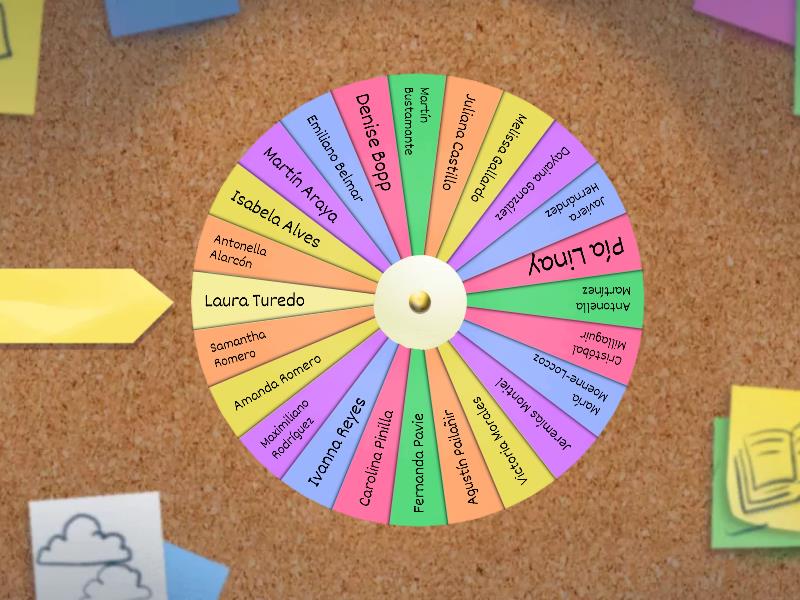 Lista 7° - 2024 - Spin the wheel