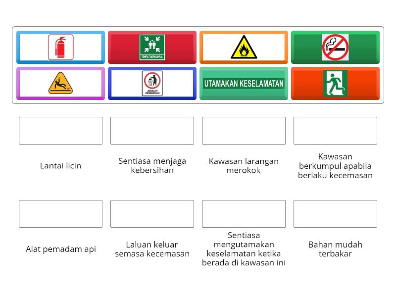 SIMBOL DAN TANDA KESELAMATAN - Padankan