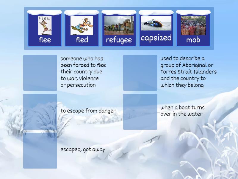 I'm Australian Too Vocabulary - Match up