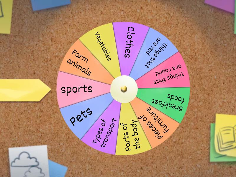 Give me 5 - Spin the wheel