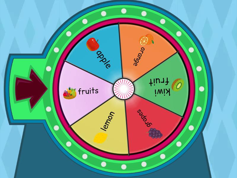 Unit 5 - Fruits Wheel - Spin the wheel