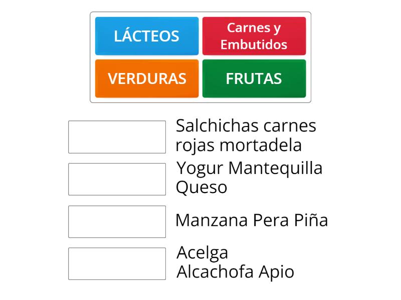 ALIMENTOS SALUDABLES - Match up