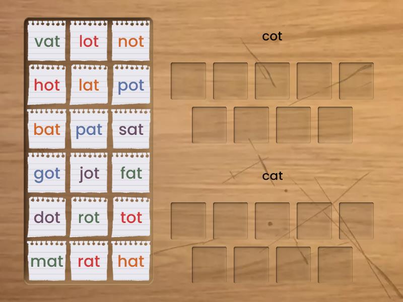 ot Rhyme Sort - Group sort
