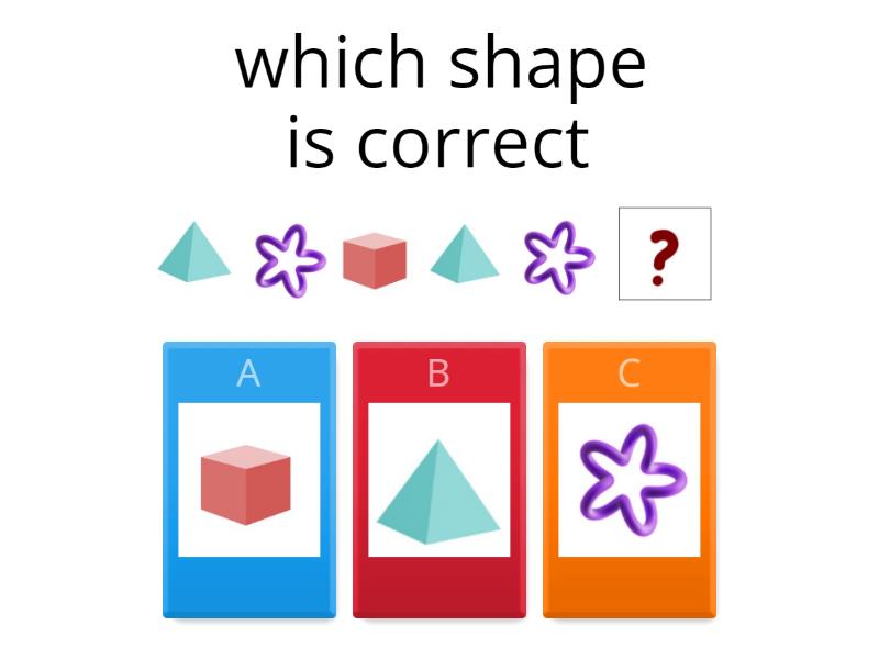 find the correct pattern - Quiz