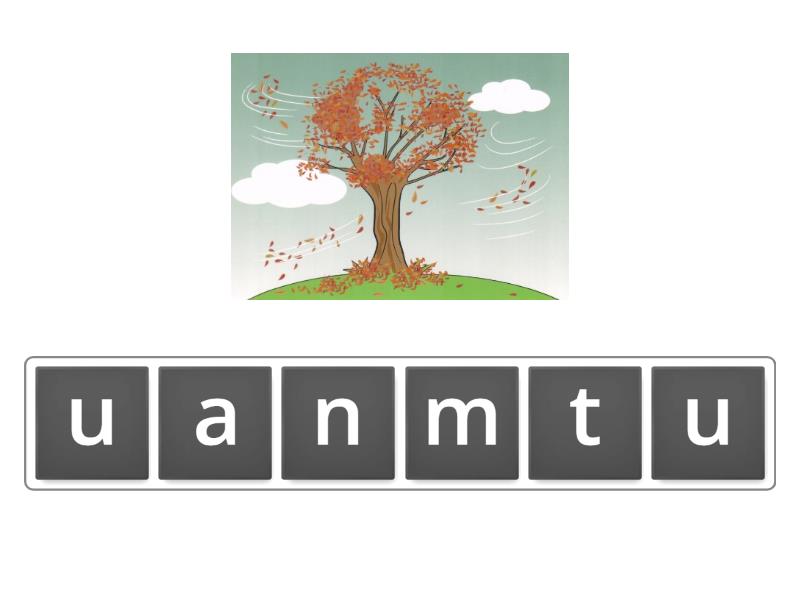 FF3 Unit 1 seasons - Anagram