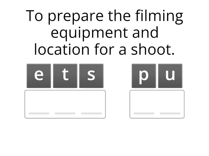 Make a verb and check your understanding - Anagrama