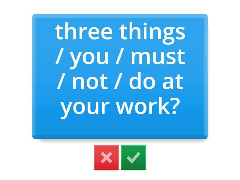 INTER 4A - Modals of obligation (three things...) - Flash cards