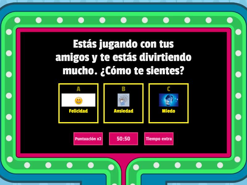 Emociones. - Gameshow quiz