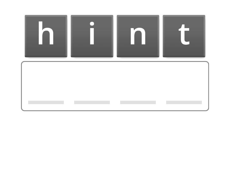 soft th words - Anagram