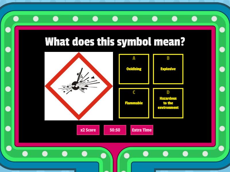 Gr8 Hazard Symbols - Gameshow quiz
