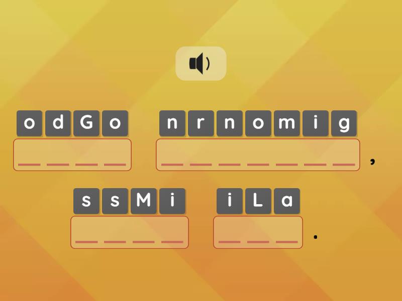 P1 Dictation 3 Practice 2 - Anagrama