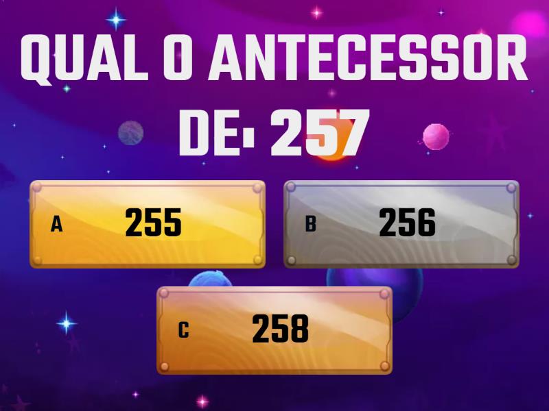 ANTECESSOR - Quiz