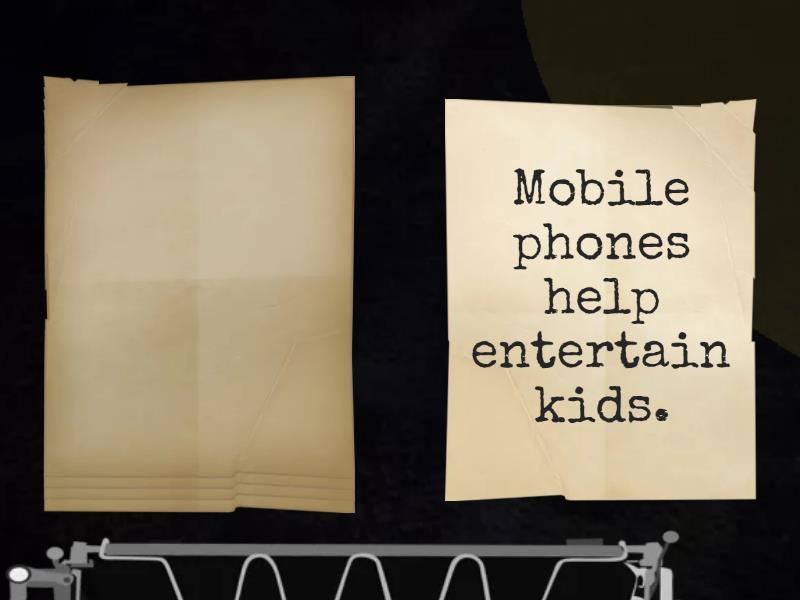 Mobile phone (debate time) 1 - Speaking cards