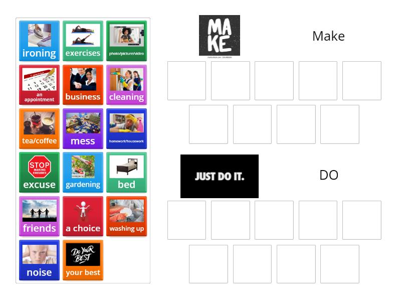 Make/Do - Group sort