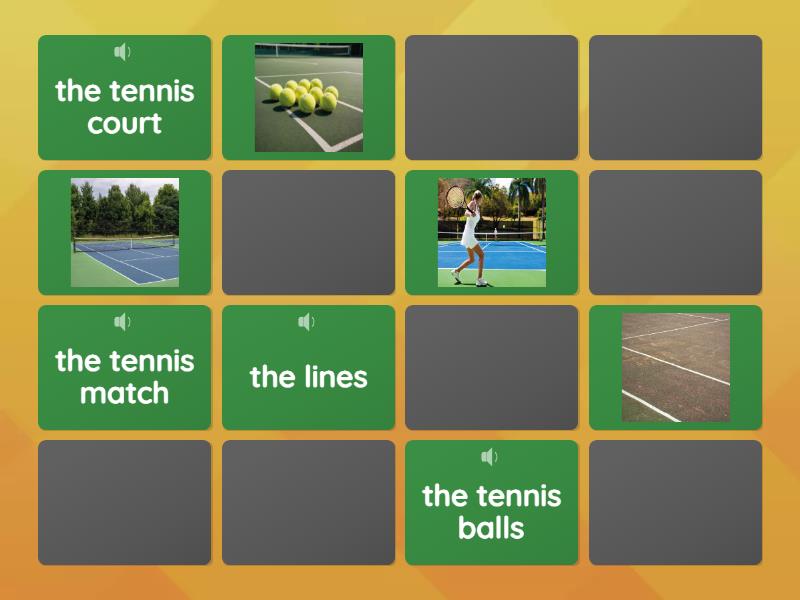 Tennis - Matching pairs