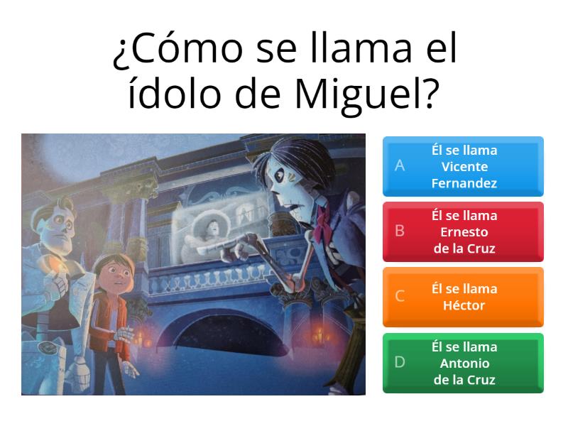 La historia de la película Coco - Quiz - Cuestionario