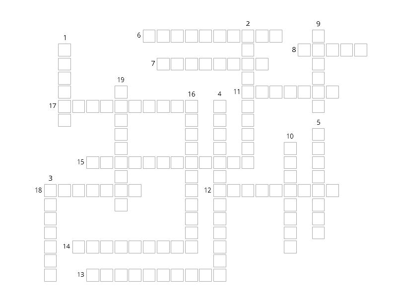 Partizip II (pagātnes divdabji) - Crossword