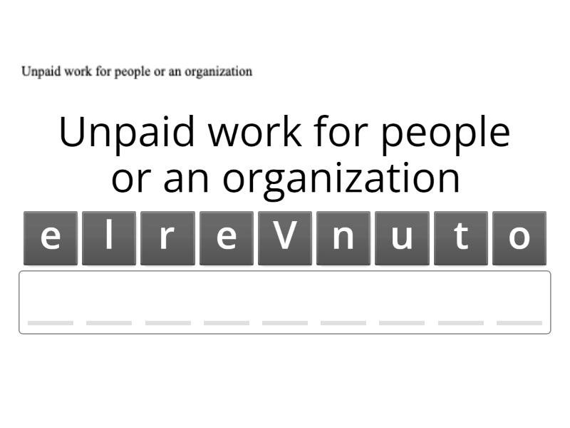 Interview 2 - Verbs - Anagram