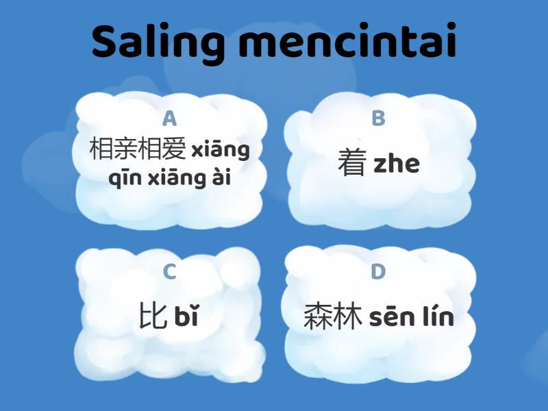 of Vocabulary Unit 14 - 2B Pinyin - Quiz
