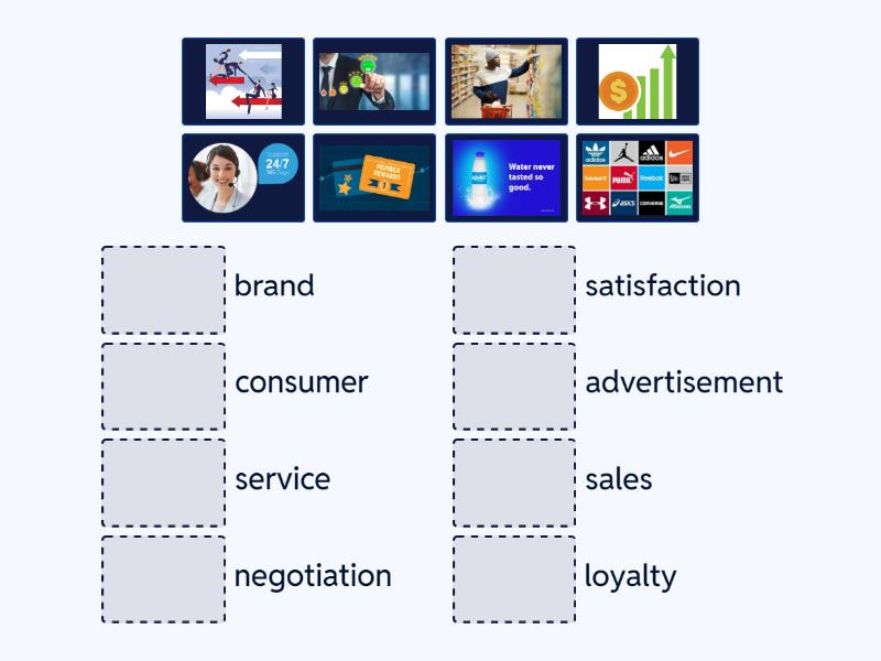 Advertising, marketing, sales - Match up