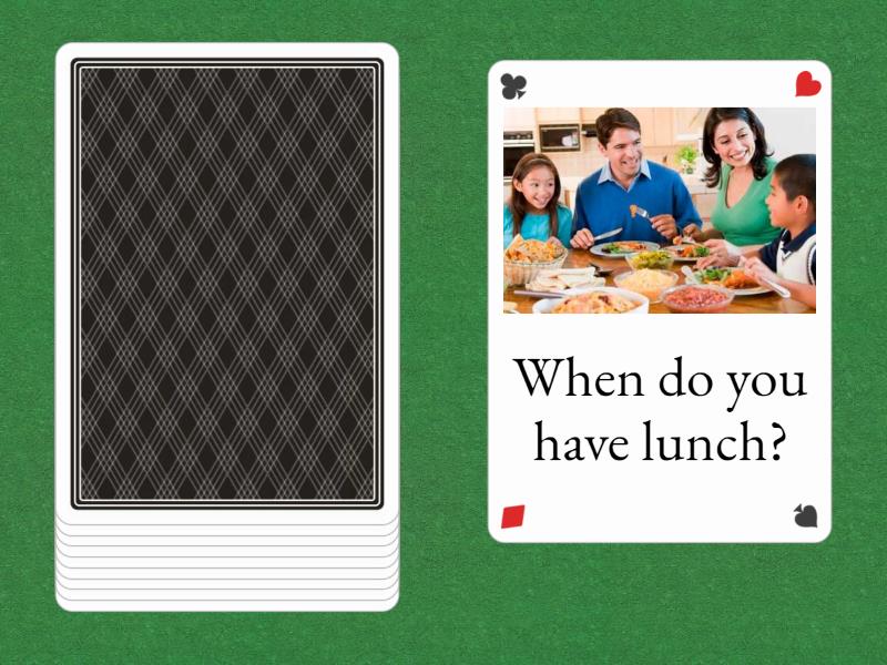 Wh-questions - Speaking cards