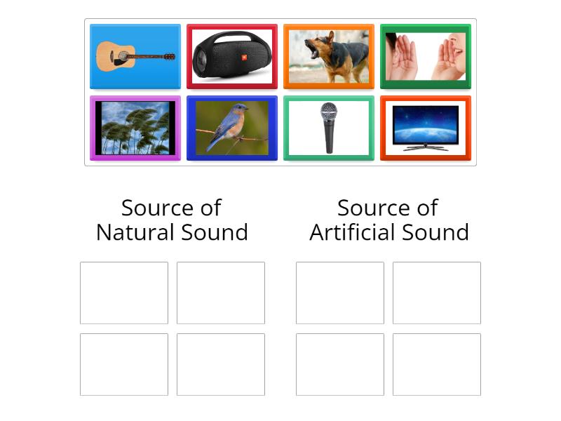 Sound Sources - Group sort