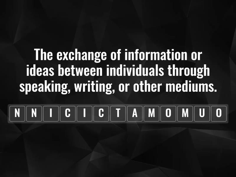 Week 2 (Wednesday Vocabulary) - Anagram