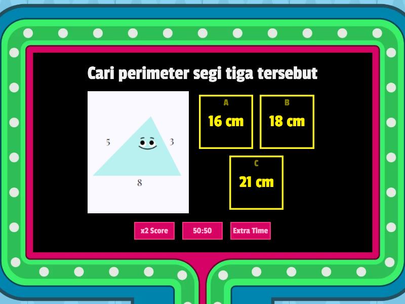 Belajar bersama Cg Aisyah : Perimeter - Gameshow quiz