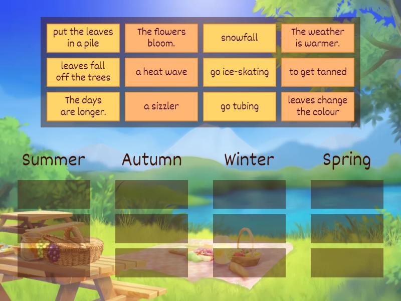 Seasons - Group sort
