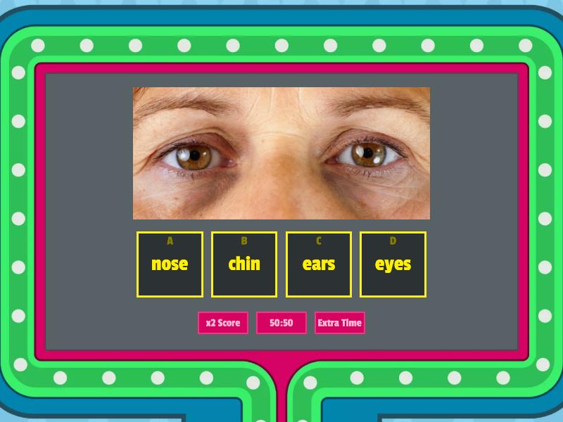 FACE PARTS - Gameshow quiz