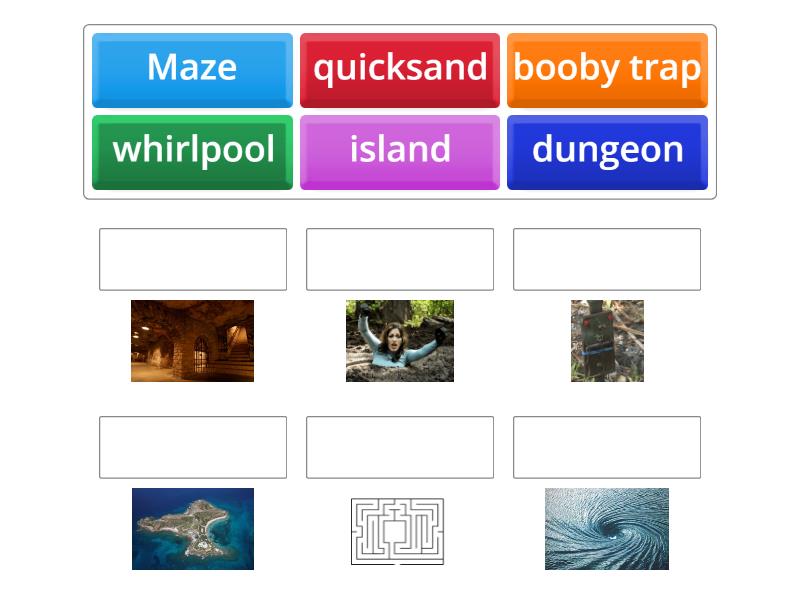 KS2 Writing_Y4_The Misterious island - Match up