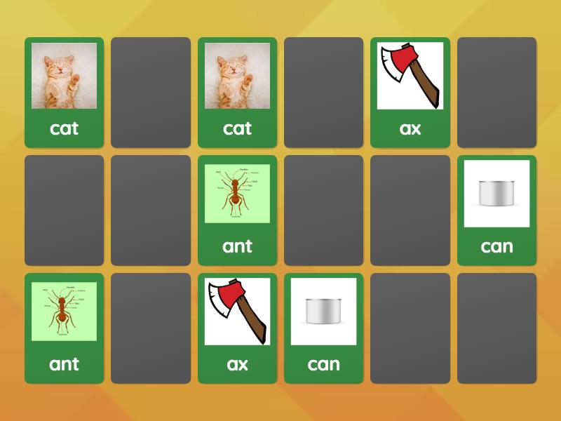 Phonics - Matching pairs