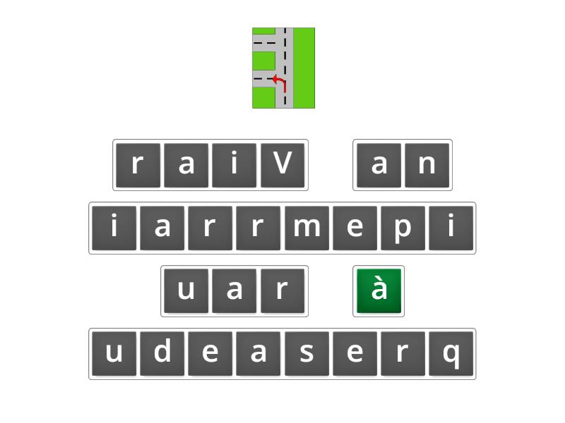 Giving directions II - Anagram