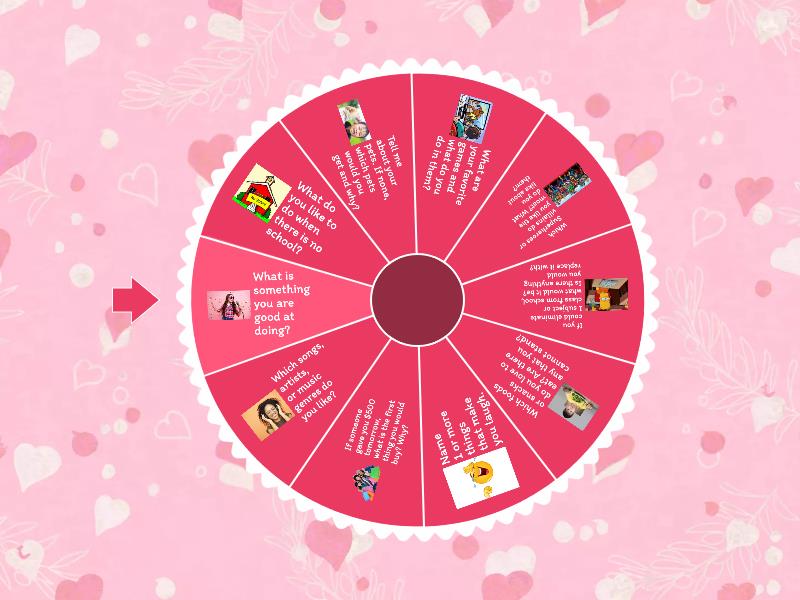 Ice breaker questions wheel 1 - Spin the wheel