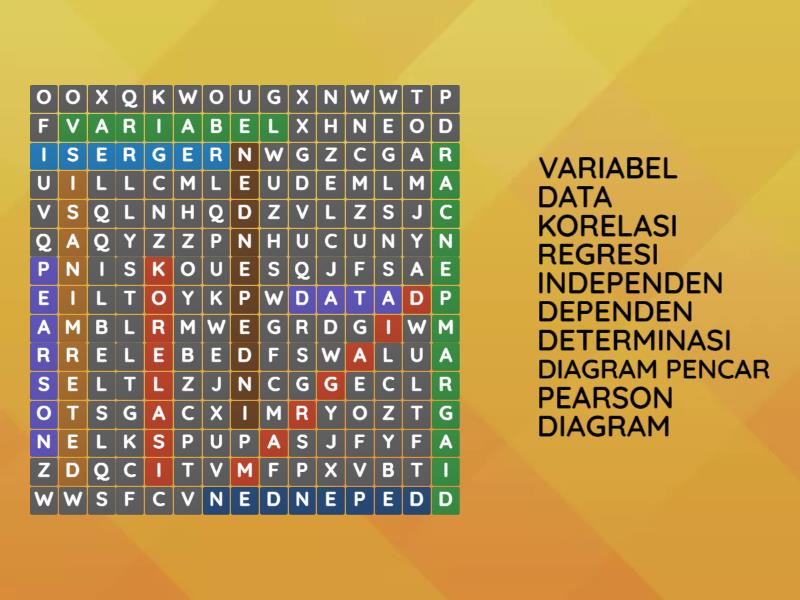 TKS (Tebak Kata Statistika) - Wordsearch