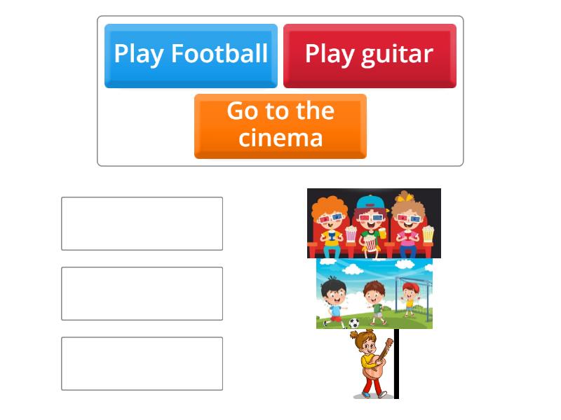 Hobbies Matching Game - Match up