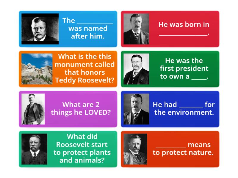 Theodore Roosevelt - Flip tiles