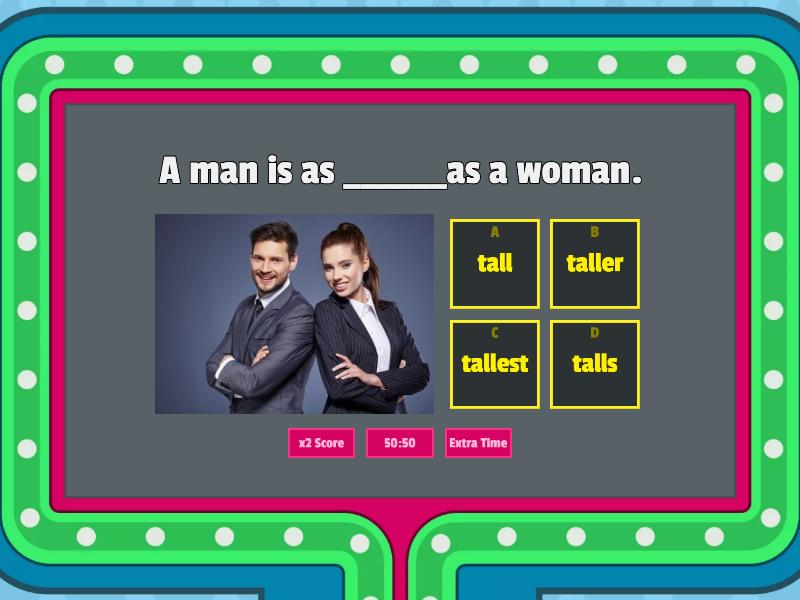 Grammar revision (2) - Gameshow quiz