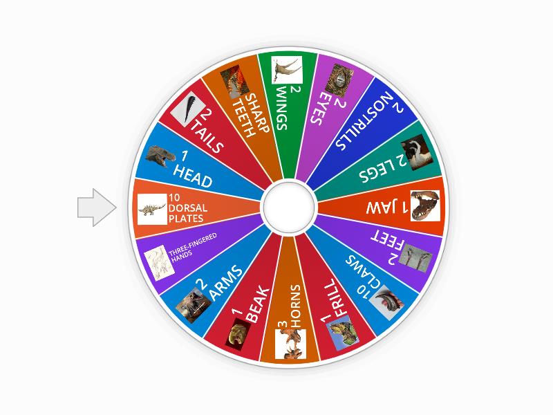 Dinosaurs - Spin the wheel