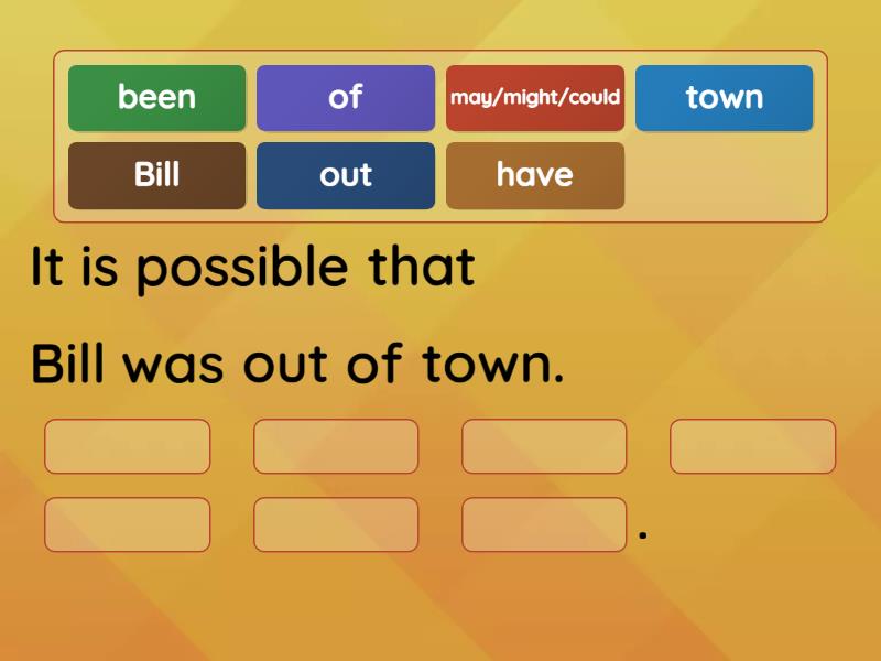 past modals [5] - Missing word