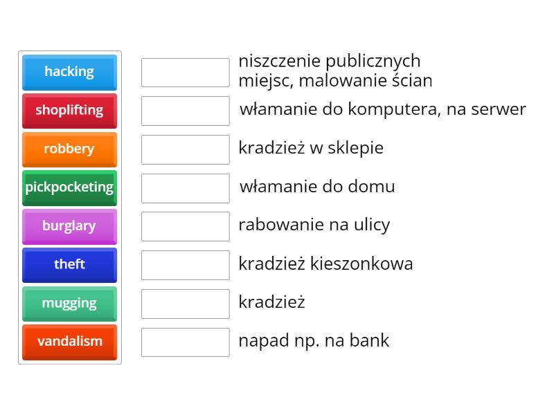 Karolina crimes - Match up
