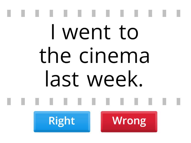 7C-AEF1-SENTENCES-IRREGULAR VERBS - True or false