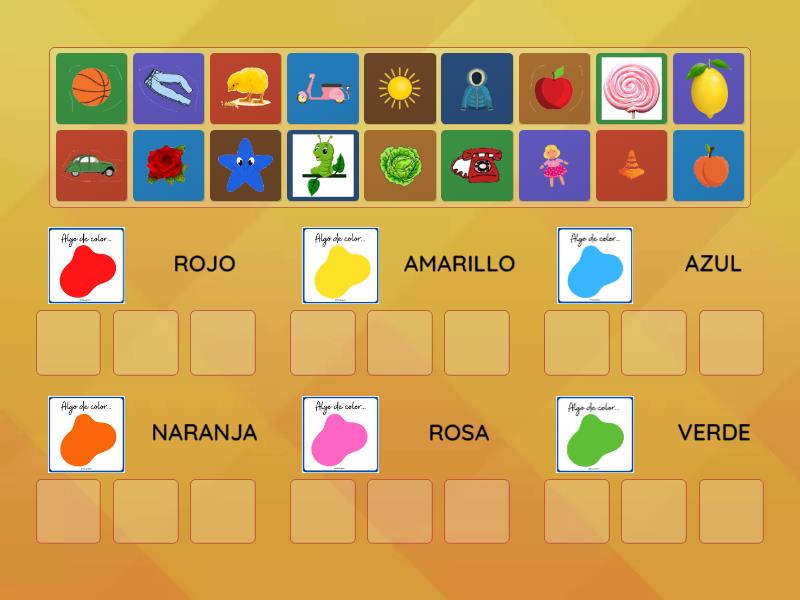 Veo Veo_ COLORES - Ordenar por grupo