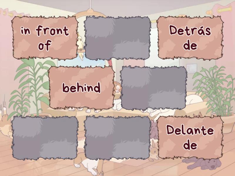 Preposiciones - Matching pairs