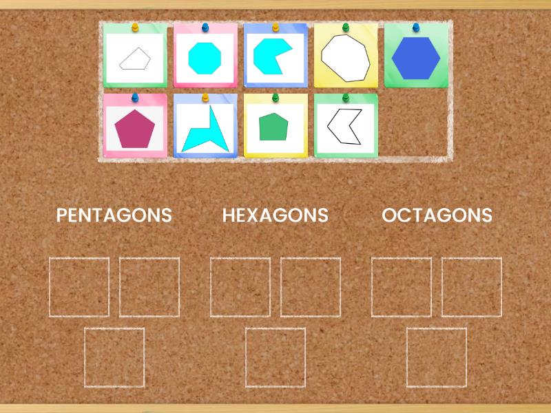 2D Shapes - Group sort