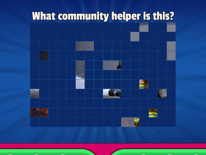 Guessing game - Community helpers - Image quiz